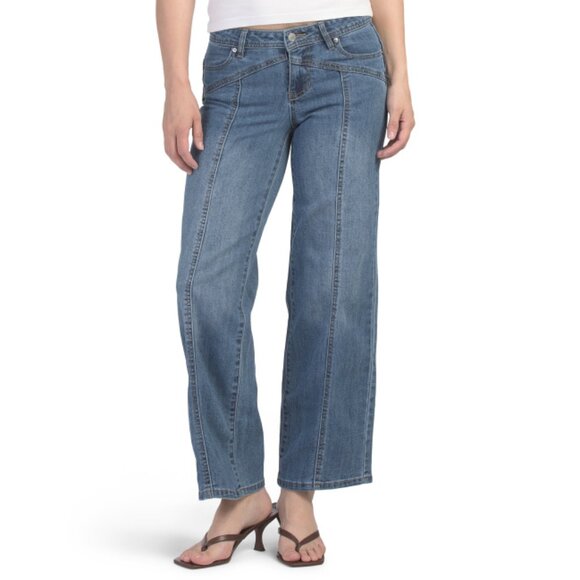Blue Spice | Jeans | Blue Spice Blake Low Rise Multi Seamed Wide Leg ...
